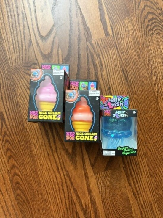 Schylling | Toys | Schylling Needoh Jellyfish Ice Cream Cone Squishy ...